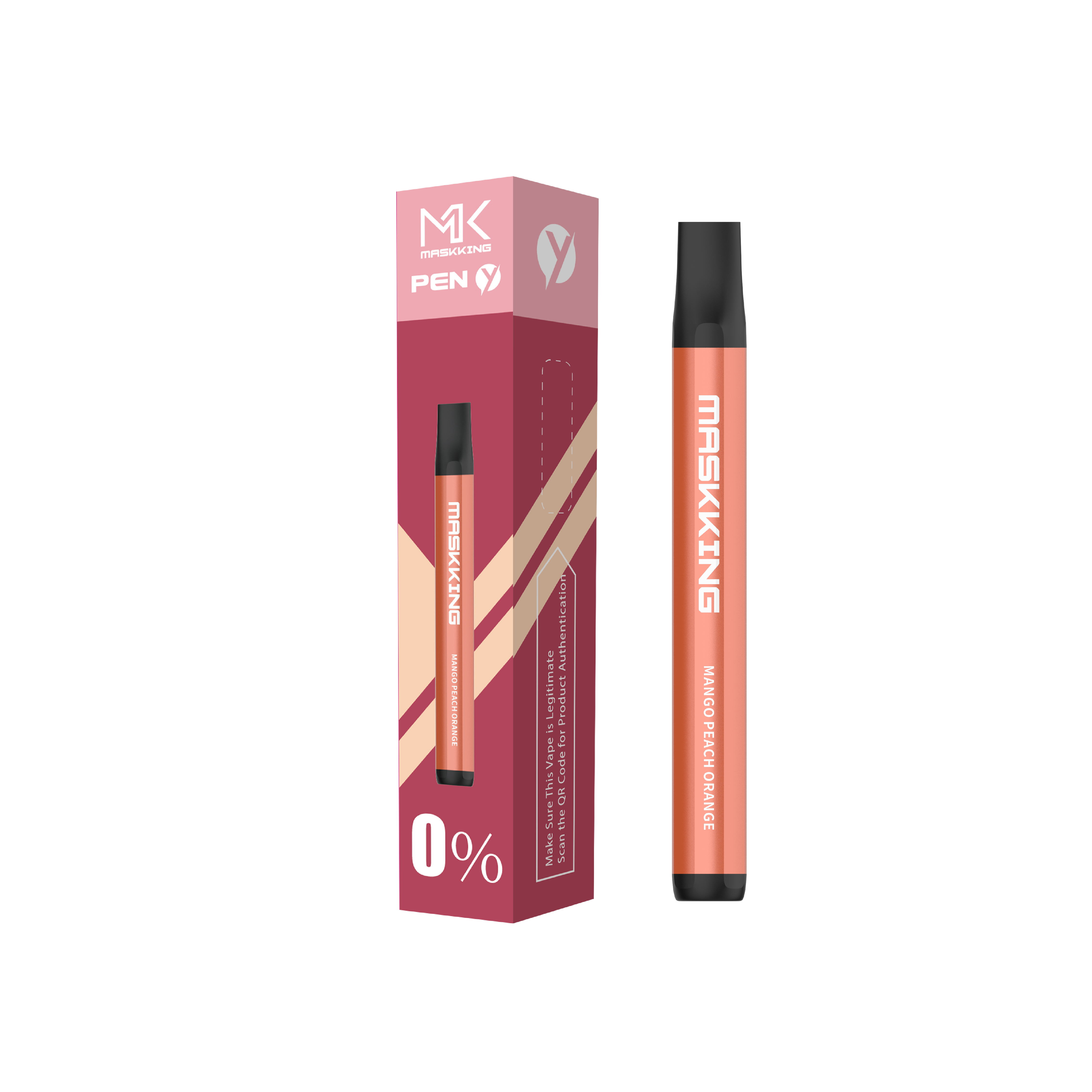 Pen Y Zero Mango Peach Orange 0% – Maskking